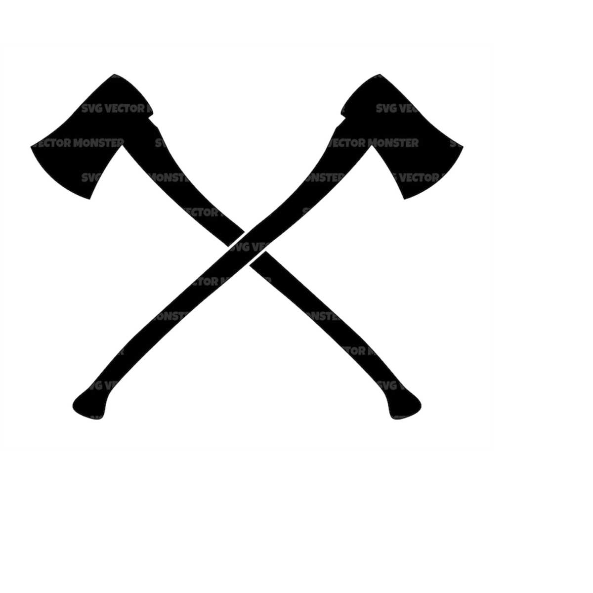 Crossed Axes Svg, Woodsman Svg, Firefighter Axe Svg, Lumberj - Inspire ...