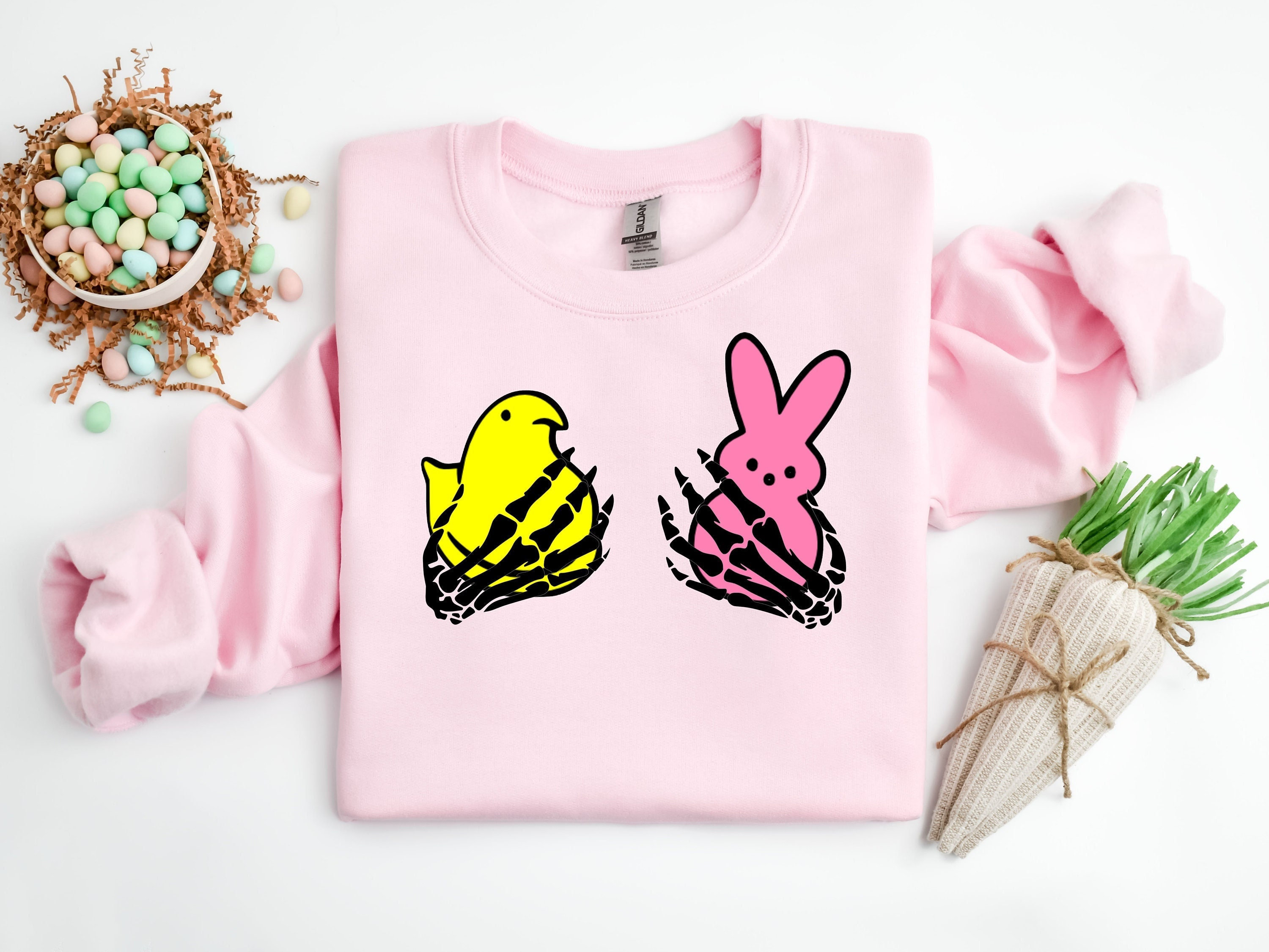 Skeleton hands Peep shirt,Dead Inside but Peeps shirt,Easter | Inspire ...