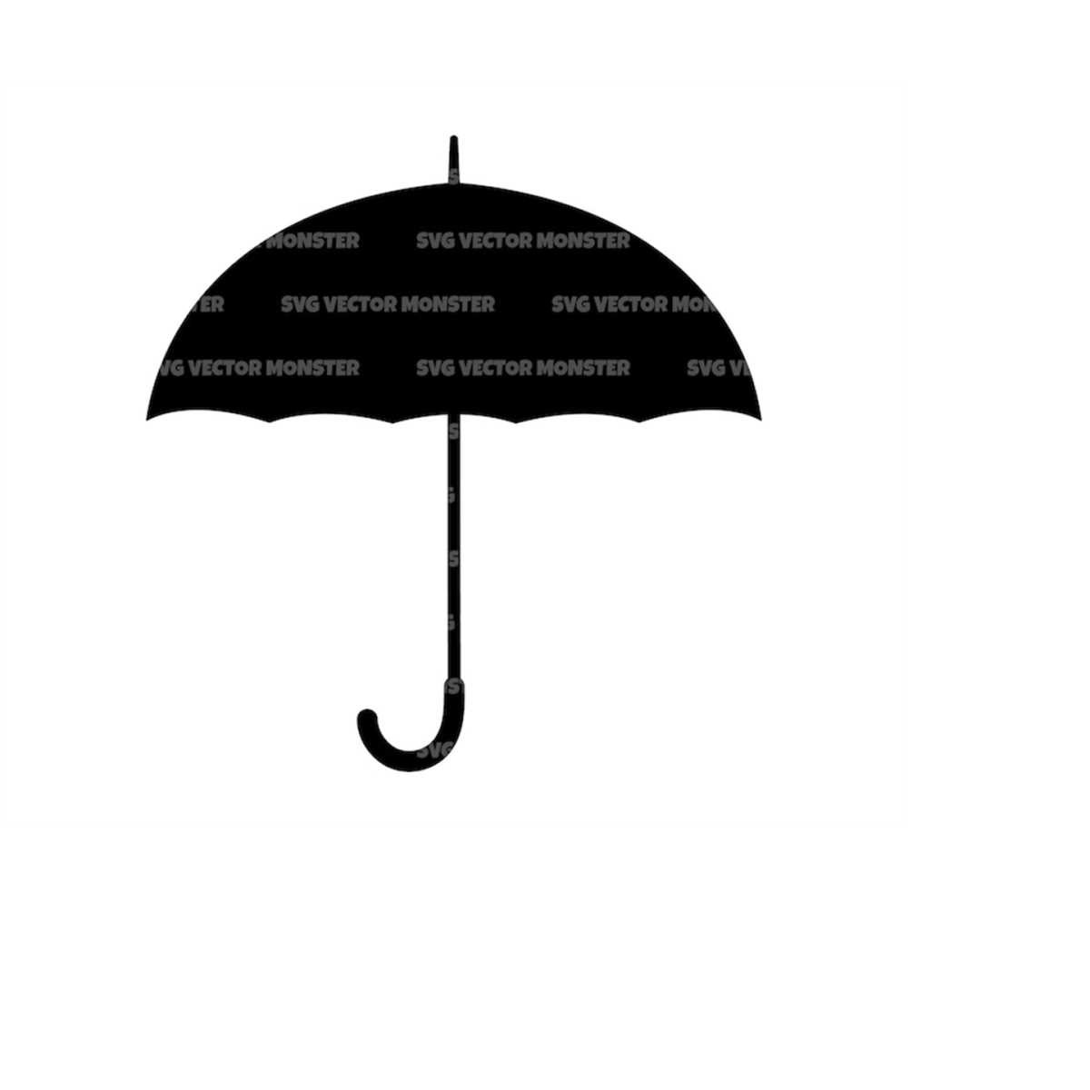 Umbrella Svg. Vector Cut file for Cricut, Silhouette, Pdf Pn - Inspire ...