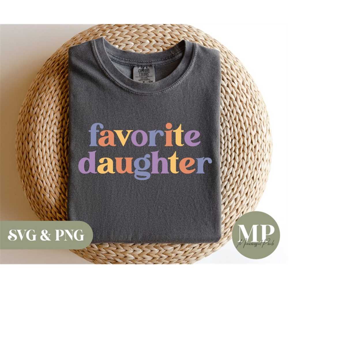 Favorite Daughter | Daughter SVG & PNG - Inspire Uplift