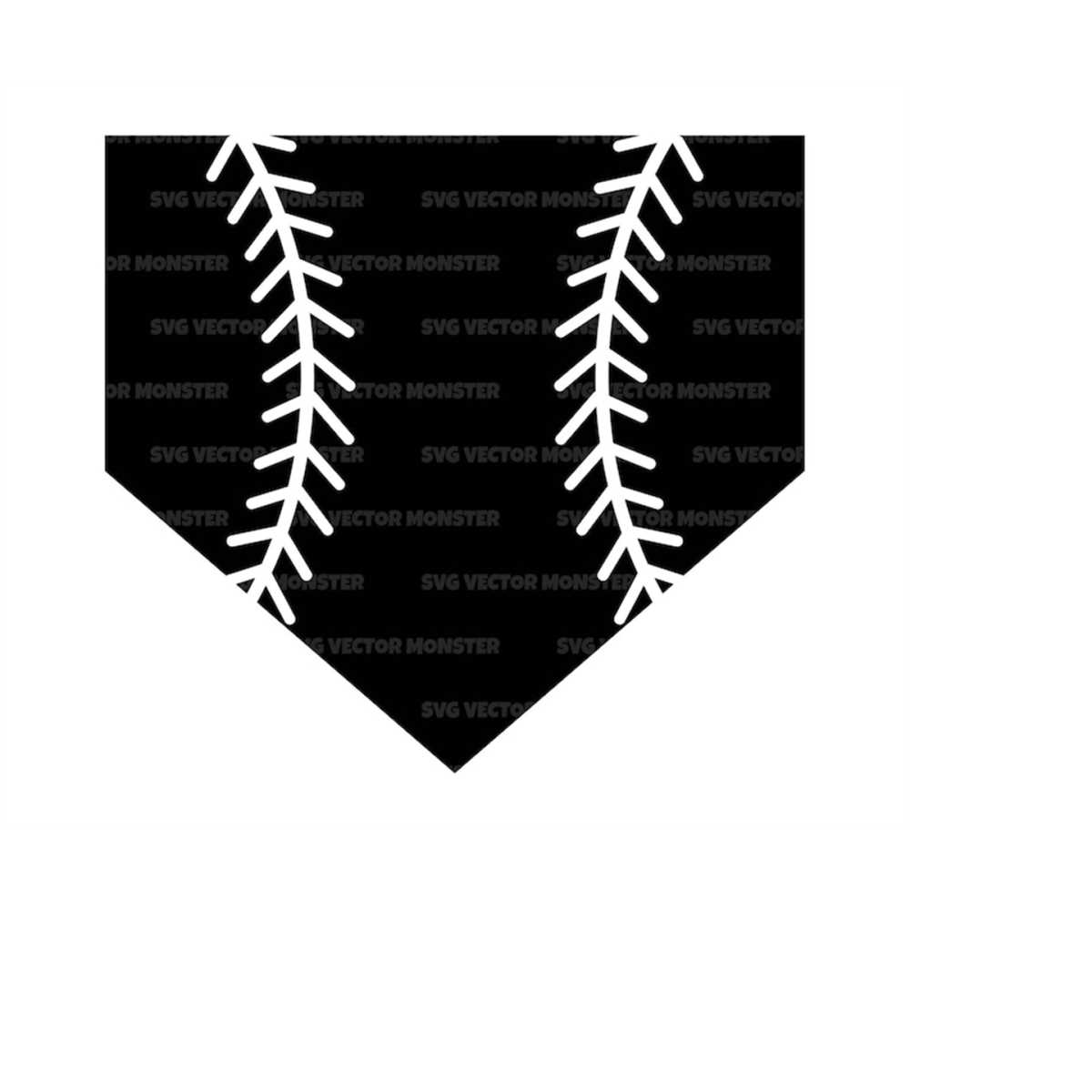 Home Plate Svg, Baseball Red Stitch Svg, Home Run, Softball, | Inspire ...