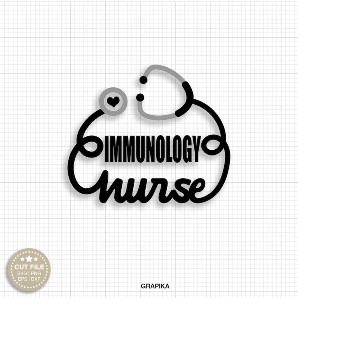 Immunology Nurse Svg Immunology Nurse Gift Immunology Nurse | Inspire Uplift