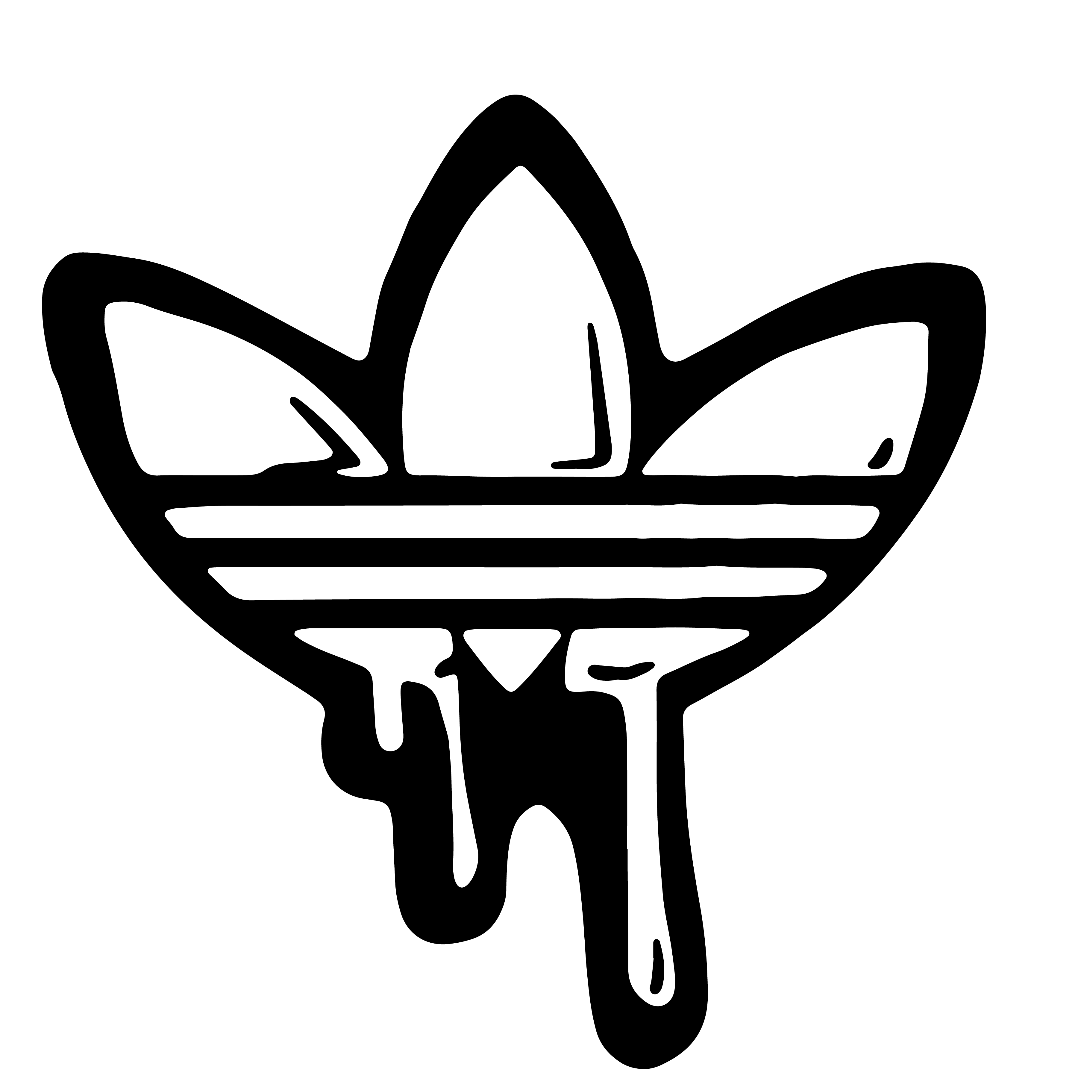 Adidas Dripping Logo Svg, Logo Brand Svg, Adidas Logo Svg, F | Inspire ...