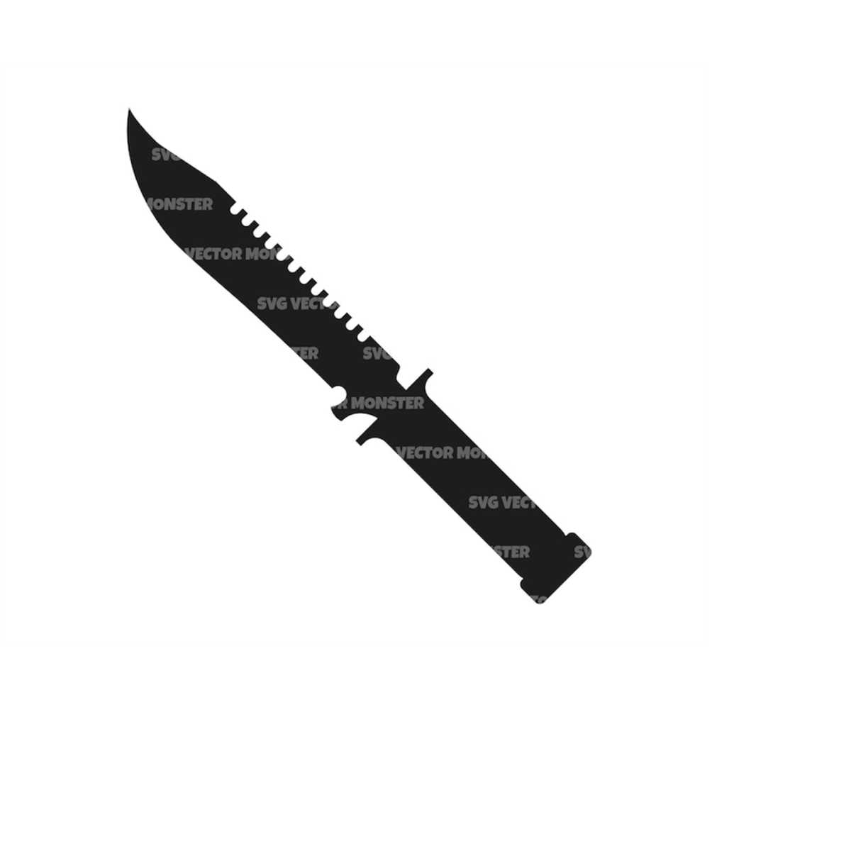 Military Knife Svg, Army Knife Svg. Vector Cut file for Cric | Inspire ...