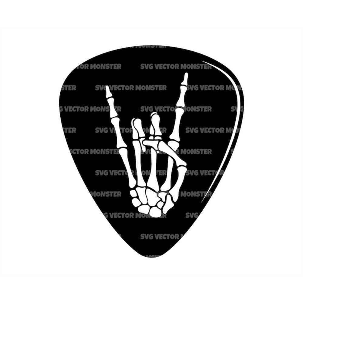 Skeleton Devil Rock Horns Svg, Guitar Pick Svg, Rock On Svg. | Inspire ...