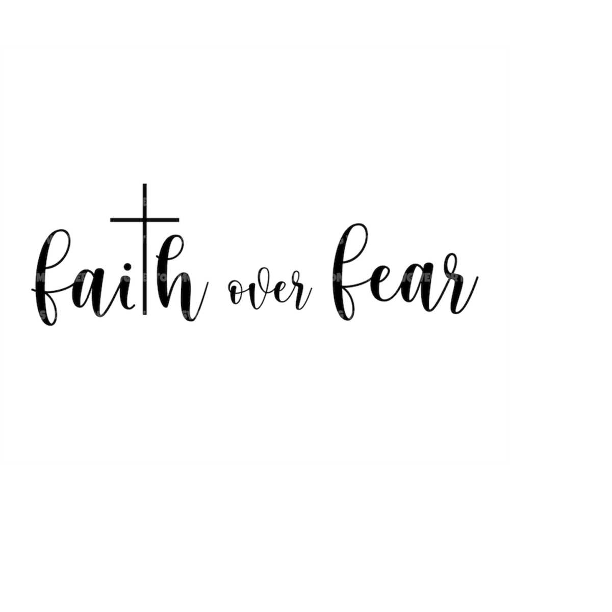 Faith over Fear Svg, Christian Cross Svg, Jesus Svg, God Svg - Inspire ...