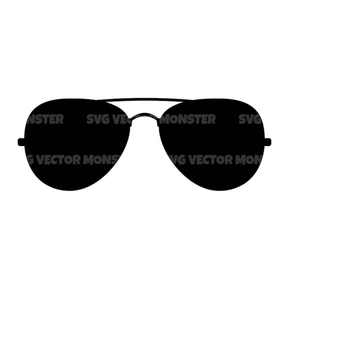 Aviator Sunglasses Svg. Vector Cut file for Cricut, Silhouet - Inspire ...