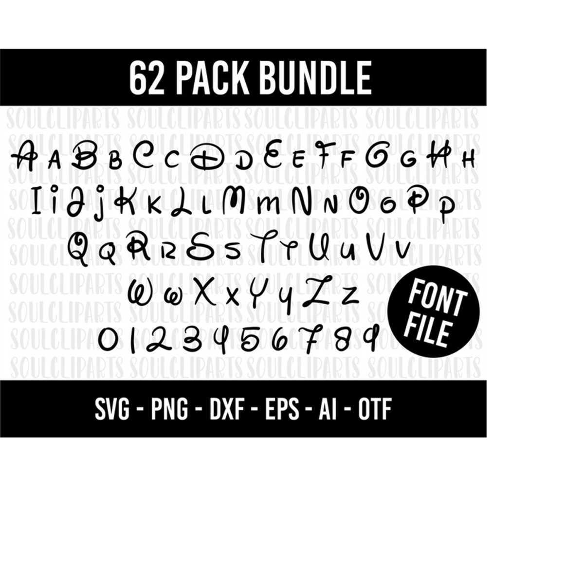 COD851- Mouse Alphabet SVG, Mouse Font SVG, Letters SVG, Cus | Inspire ...