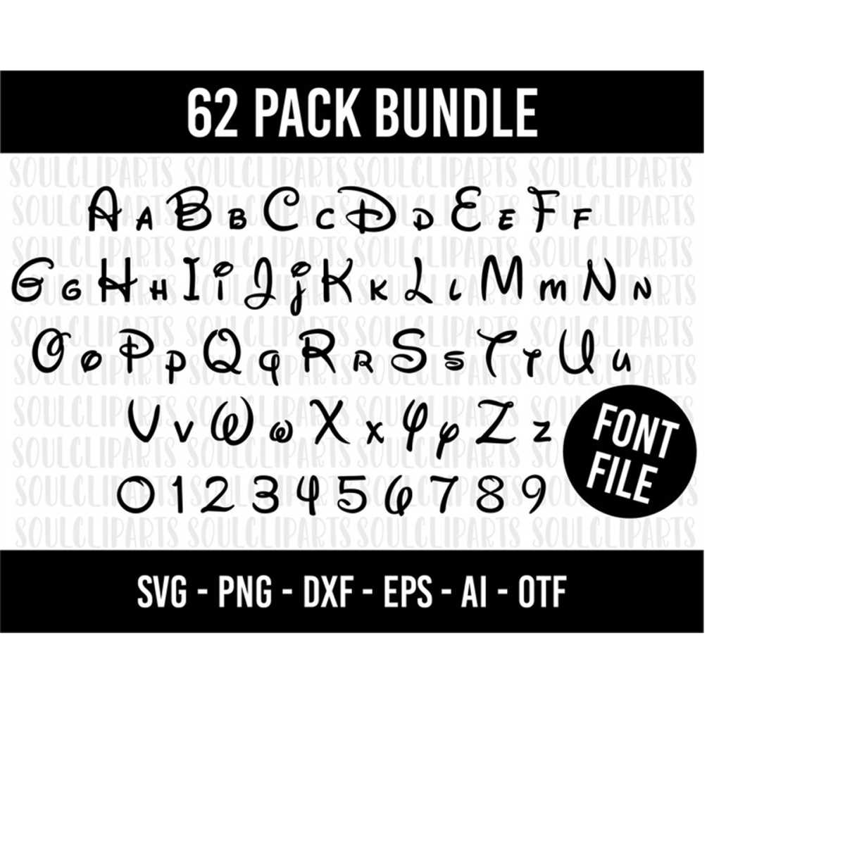 COD850- Mouse Alphabet SVG, Mouse Font SVG, Letters SVG, Cus | Inspire ...