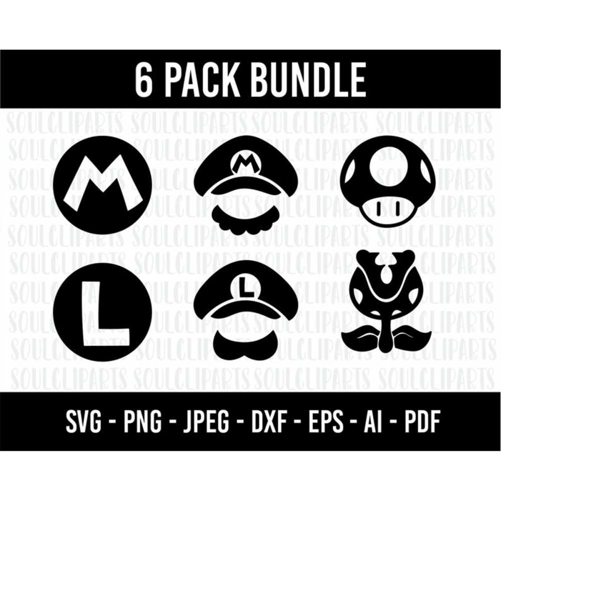 COD915- Mario Laser and Cutter Files, Super Mario Game svg, | Inspire ...