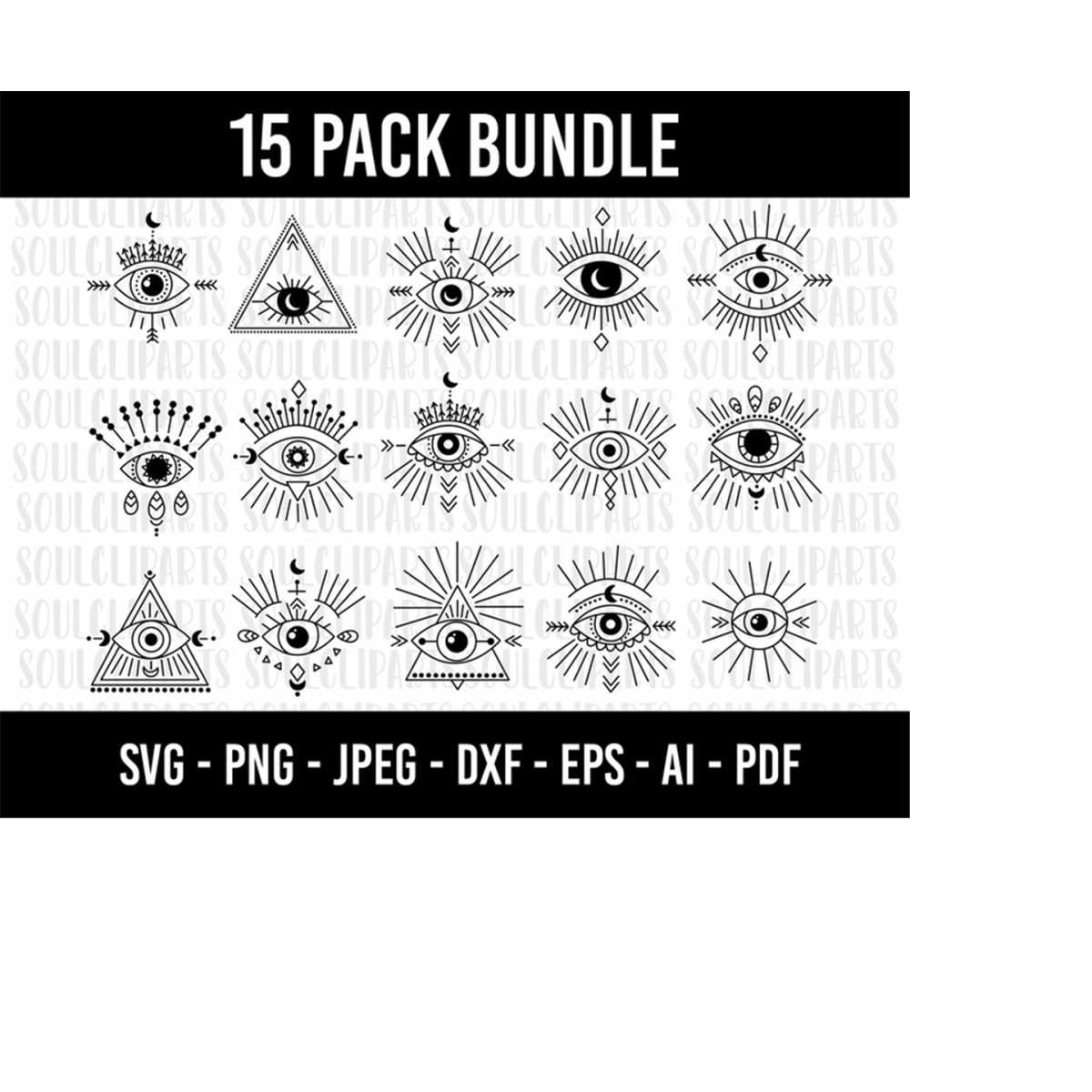 COD20-Celestial line art Eye csvg /celestial svg/Eye svg Cli | Inspire Uplift