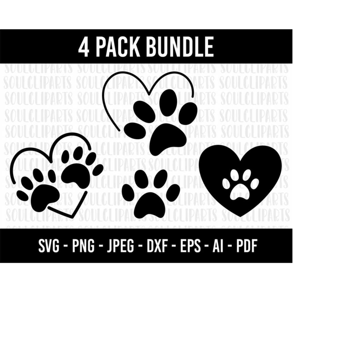 COD269-Dog SVG/dog clipart/Dog Paw Svg/Paw SVG/Animal Paw Sv - Inspire ...