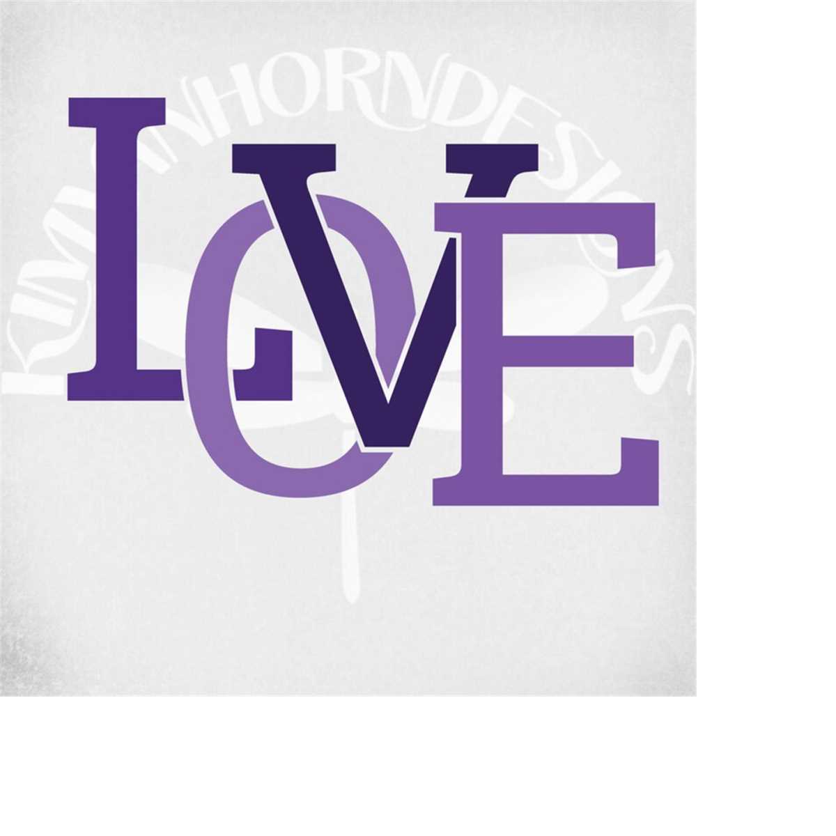 Purple Love svg, Anniversary svg, Wedding svg, Valentine svg | Inspire ...