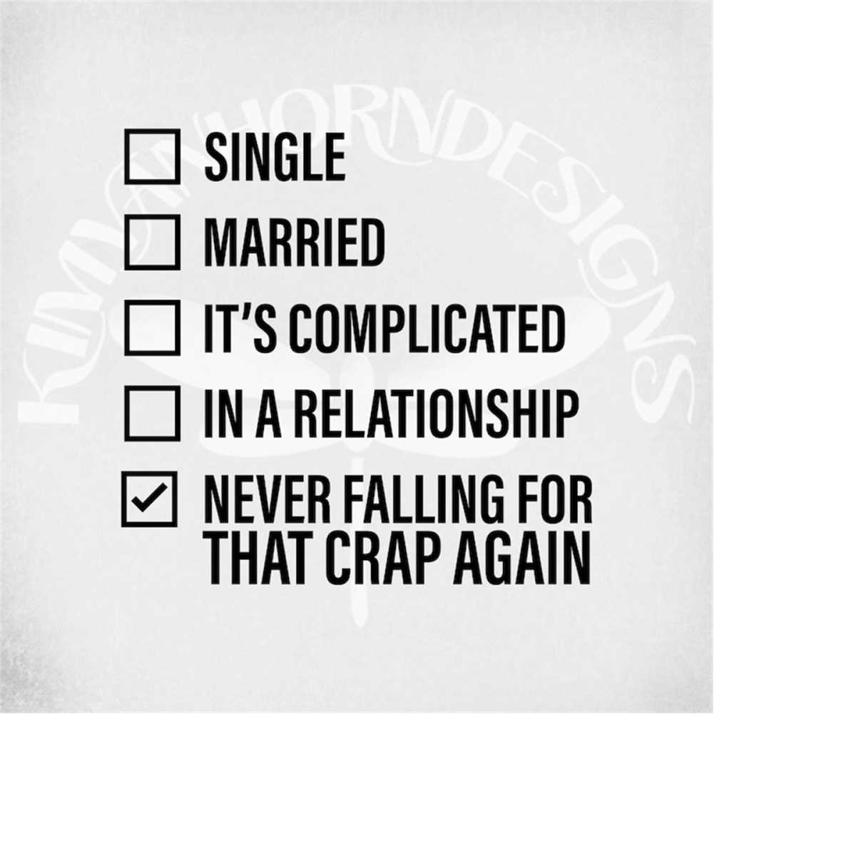 Funny Adult svg / Relationship Status svg & dxf Cut Files, T - Inspire ...