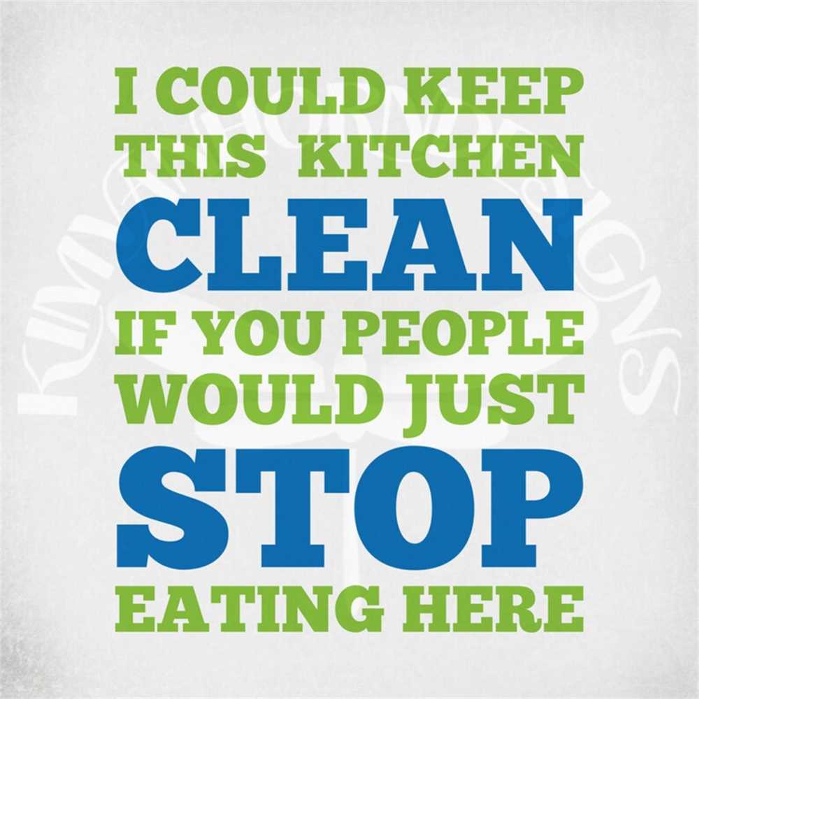 Funny Kitchen svg and dxf Cut Files, Printable png for Subli | Inspire ...