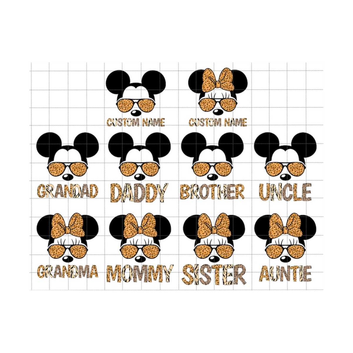 Bundle Custom Name Png, Magical Kingdom, Animal Kingdom, Fam | Inspire ...