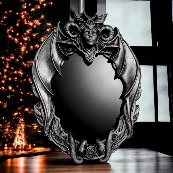 Demons Mirror Black Magic, Gift idea, Lilith goddess Wall Mi | Inspire ...