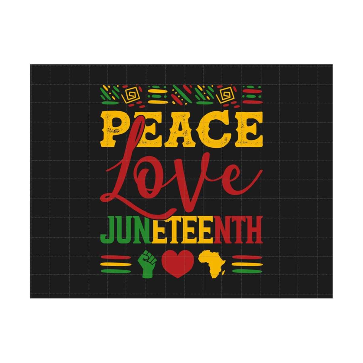 Peace Love Juneteenth Svg, Juneteenth Svg, Black Queen Svg, | Inspire ...