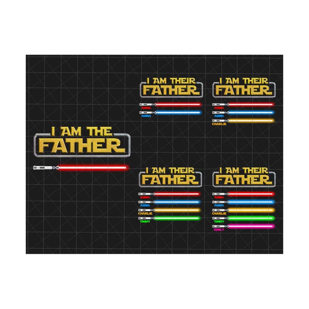 Personalized I Am Their Father Png, Custom Kids Name Png, Li | Inspire ...