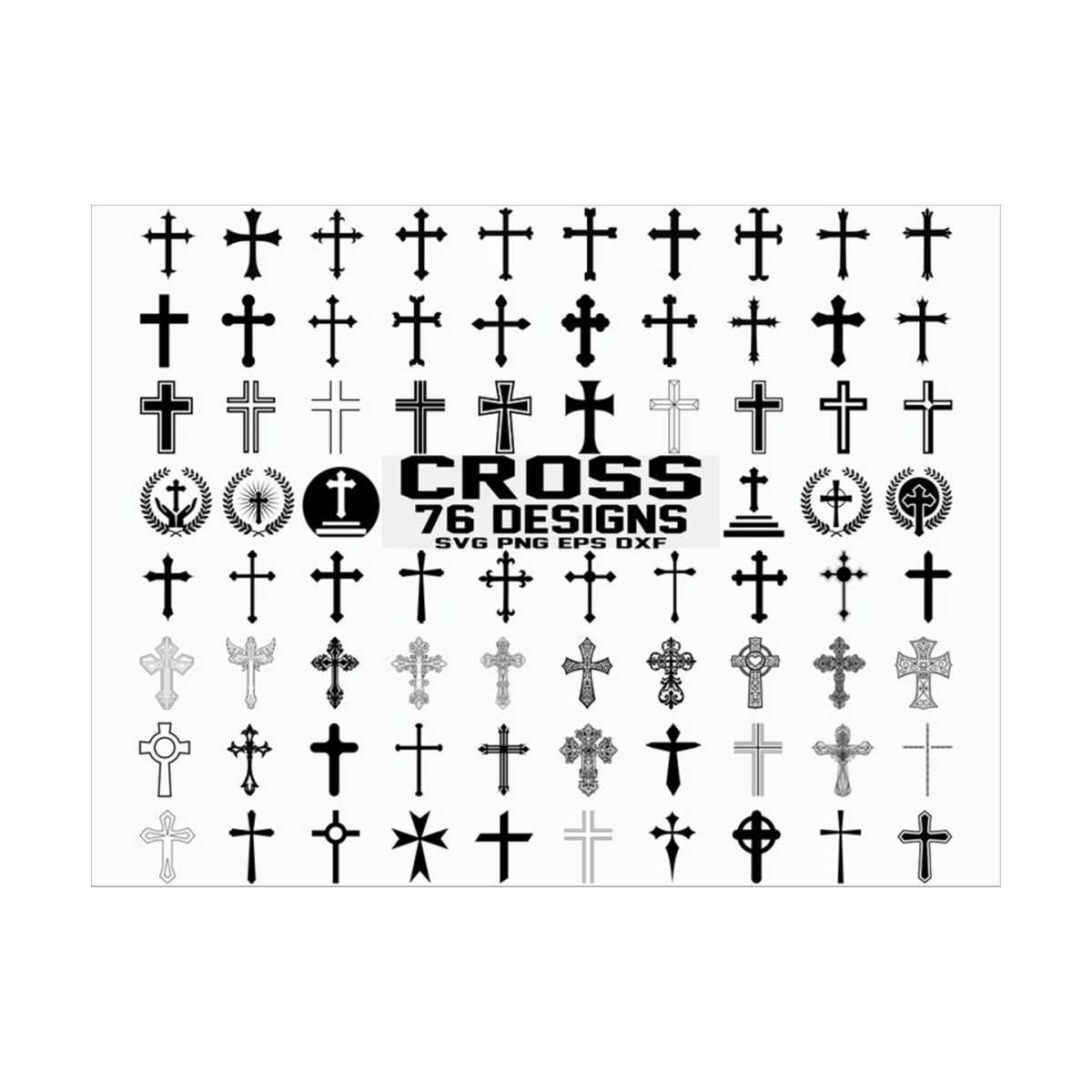 Cross svg file/ Cross clipart/ Crosses svg file/ Halloween s | Inspire ...