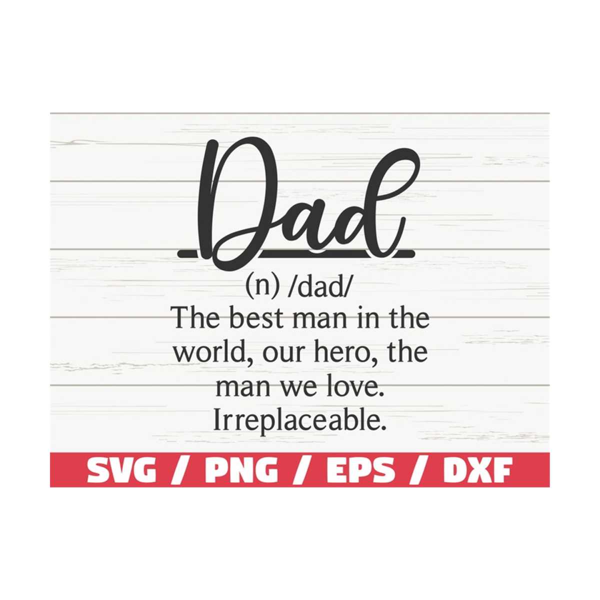 Dad Definition SVG / Cut File / Cricut / Commercial use / Si | Inspire ...