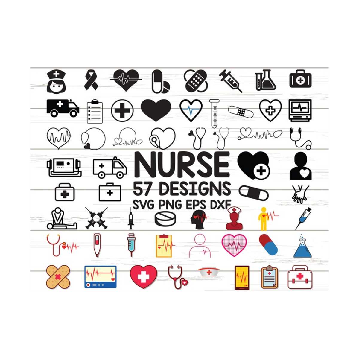 Nurse SVG / Stethoscope SVG / Nursing Svg / EPS / Png / Dxf | Inspire ...