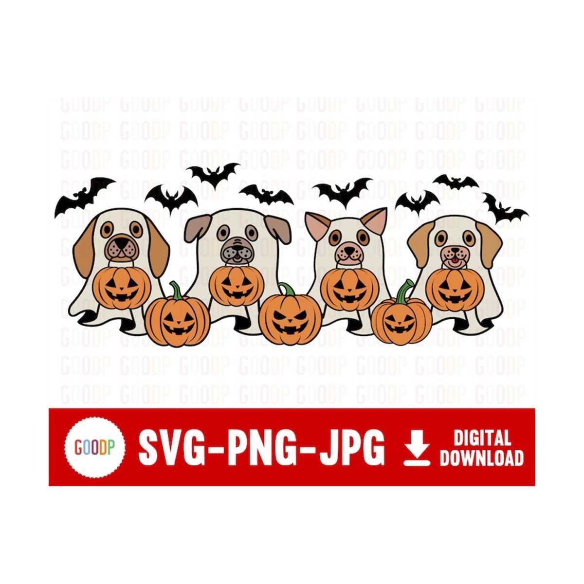 Ghost Dog Svg, Dog Halloween Svg, Cute Halloween Png, Cute G - Inspire ...