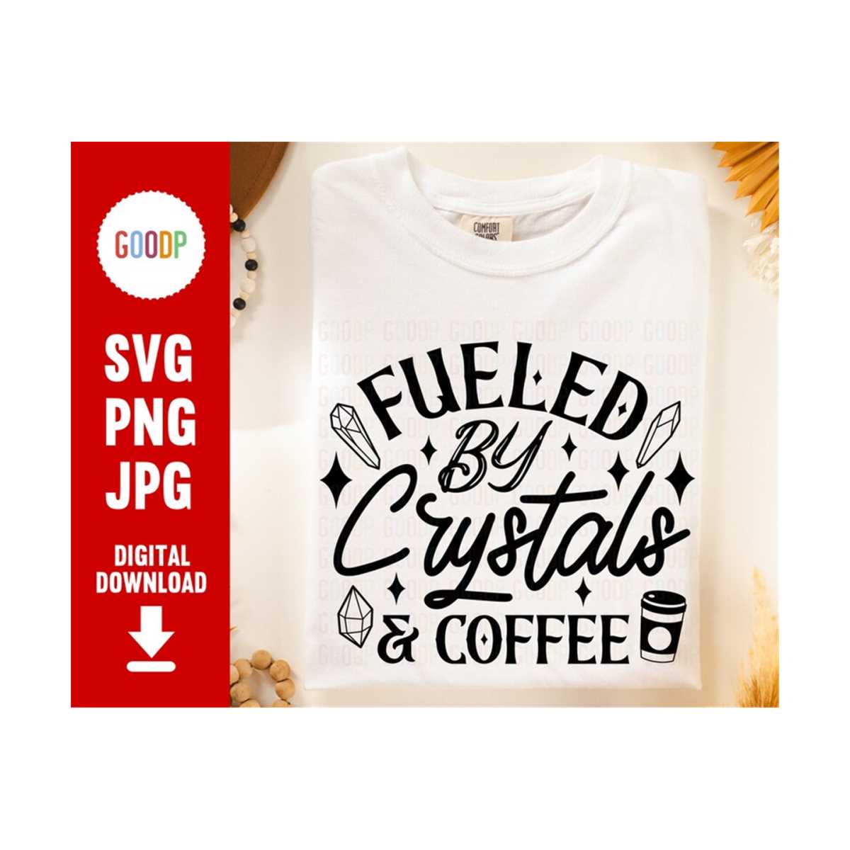 fueled by coffee svg - Inspire Uplift