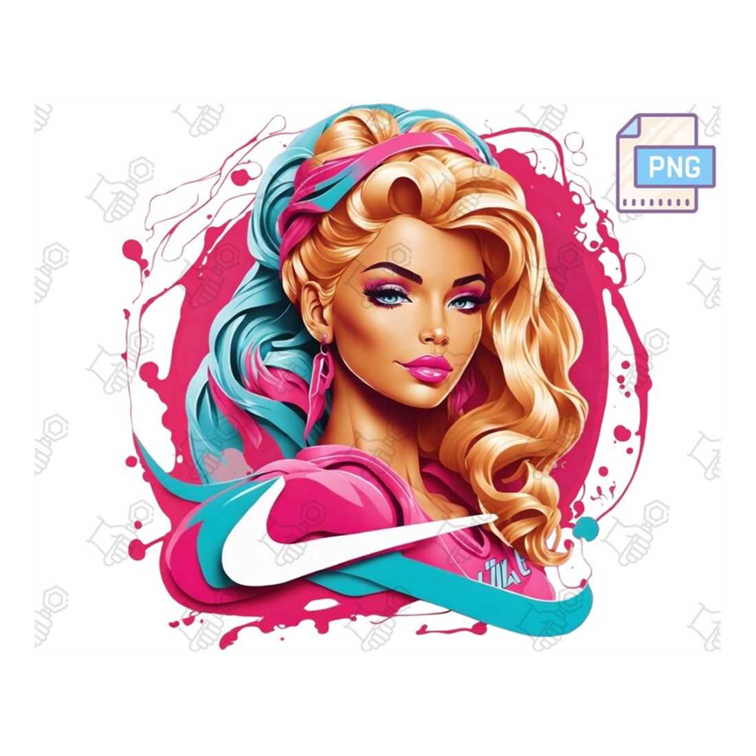 Barbie PNG File - Sublimation Designs, Graphics - Digital Do | Inspire ...