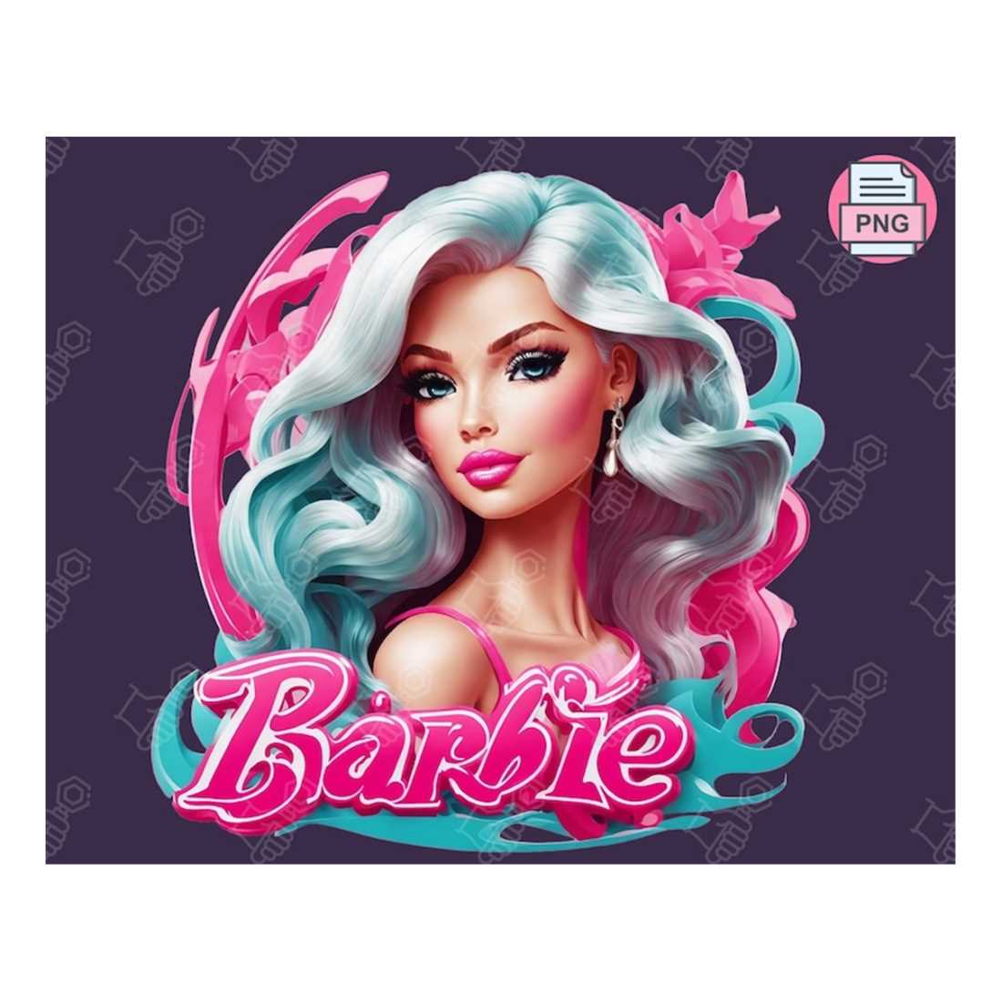 Enchanted Barbie PNG: Sublimation Design, Clipart - Instant | Inspire ...