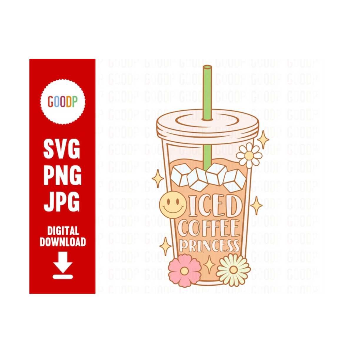 Iced Coffee Princess, Coffee Lover Png, Cute Iced Coffee, Co | Inspire ...
