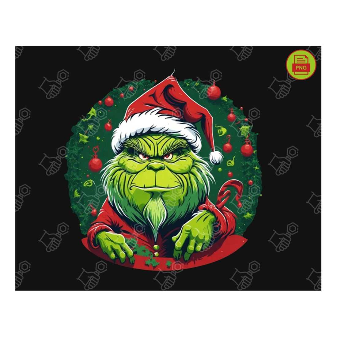 Charming Grinch Christmas PNG File - Sublimation Designs, Gr | Inspire ...