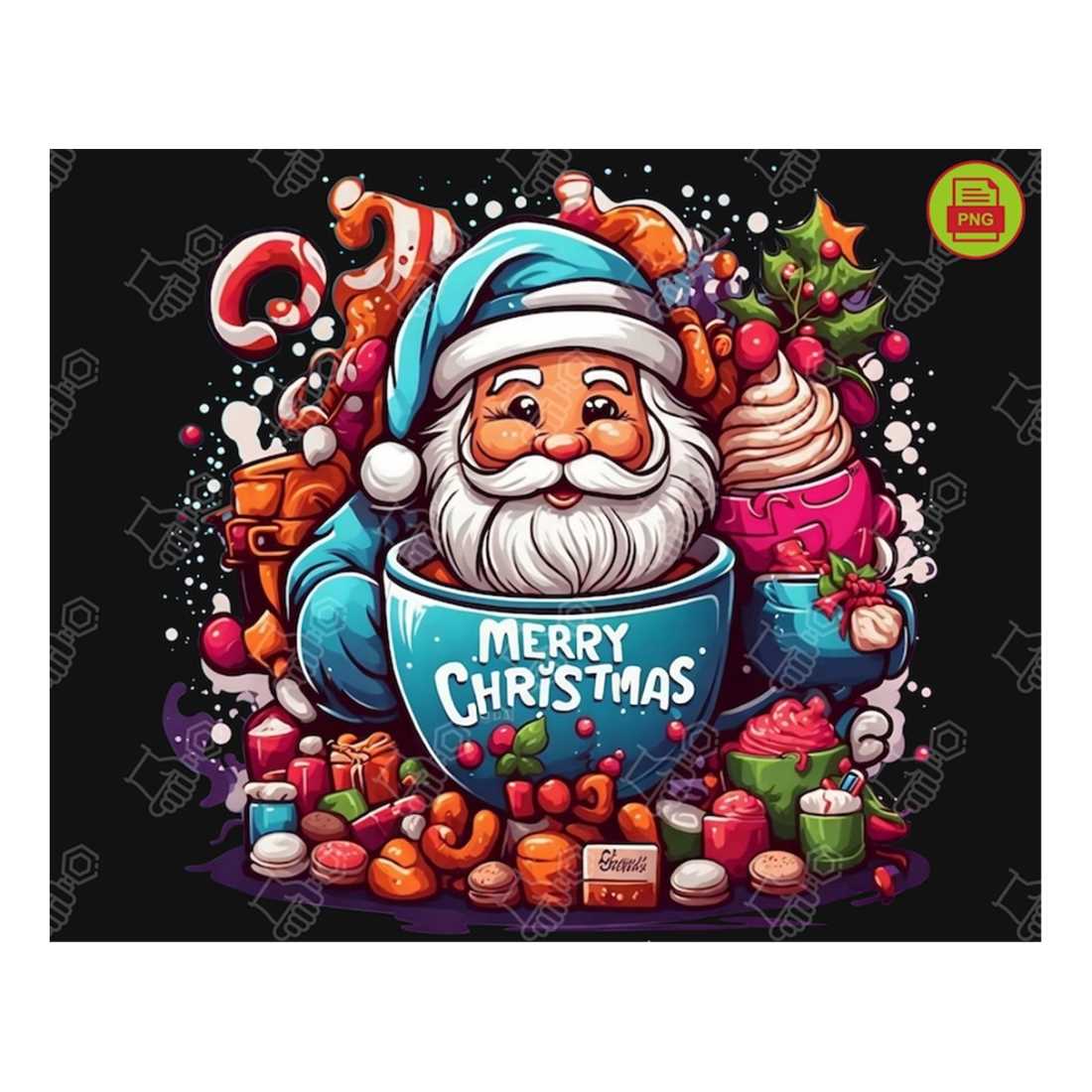 Sleigh Riot: Santa Claus PNG - Where Laughter Meets Christma - Inspire ...