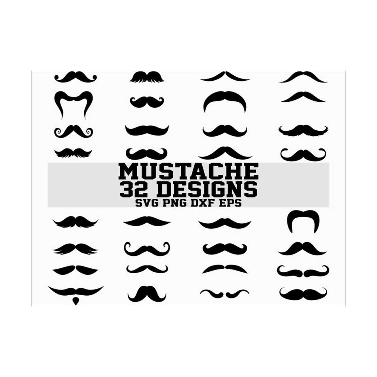 Mustache svg/ Mustache clipart/ Mustache svg file/ Mustache | Inspire ...