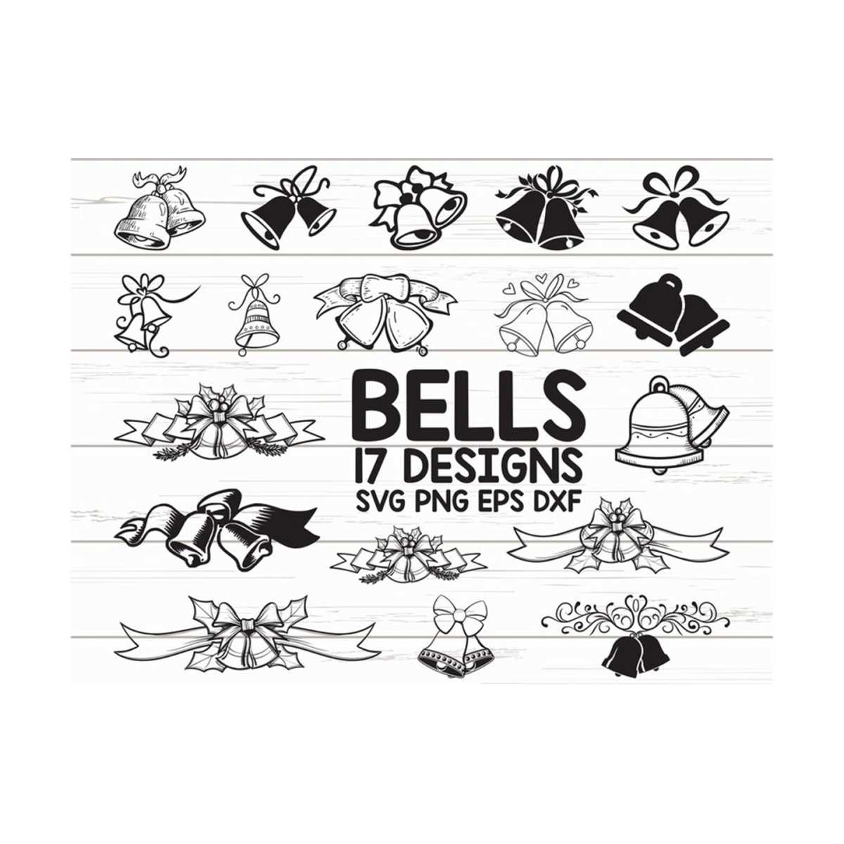 Bells SVG / Bell SVG / Bells Christmas / Wedding Bell SVG / | Inspire ...