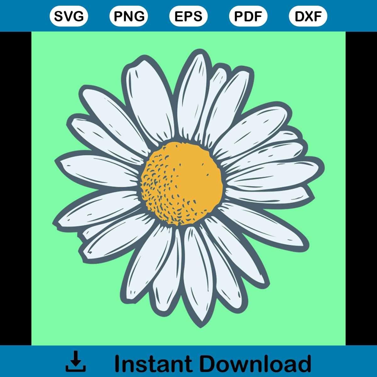 Chamomile Camomile Flower Floral Hand Drawn Svg, Flower Svg, | Inspire ...