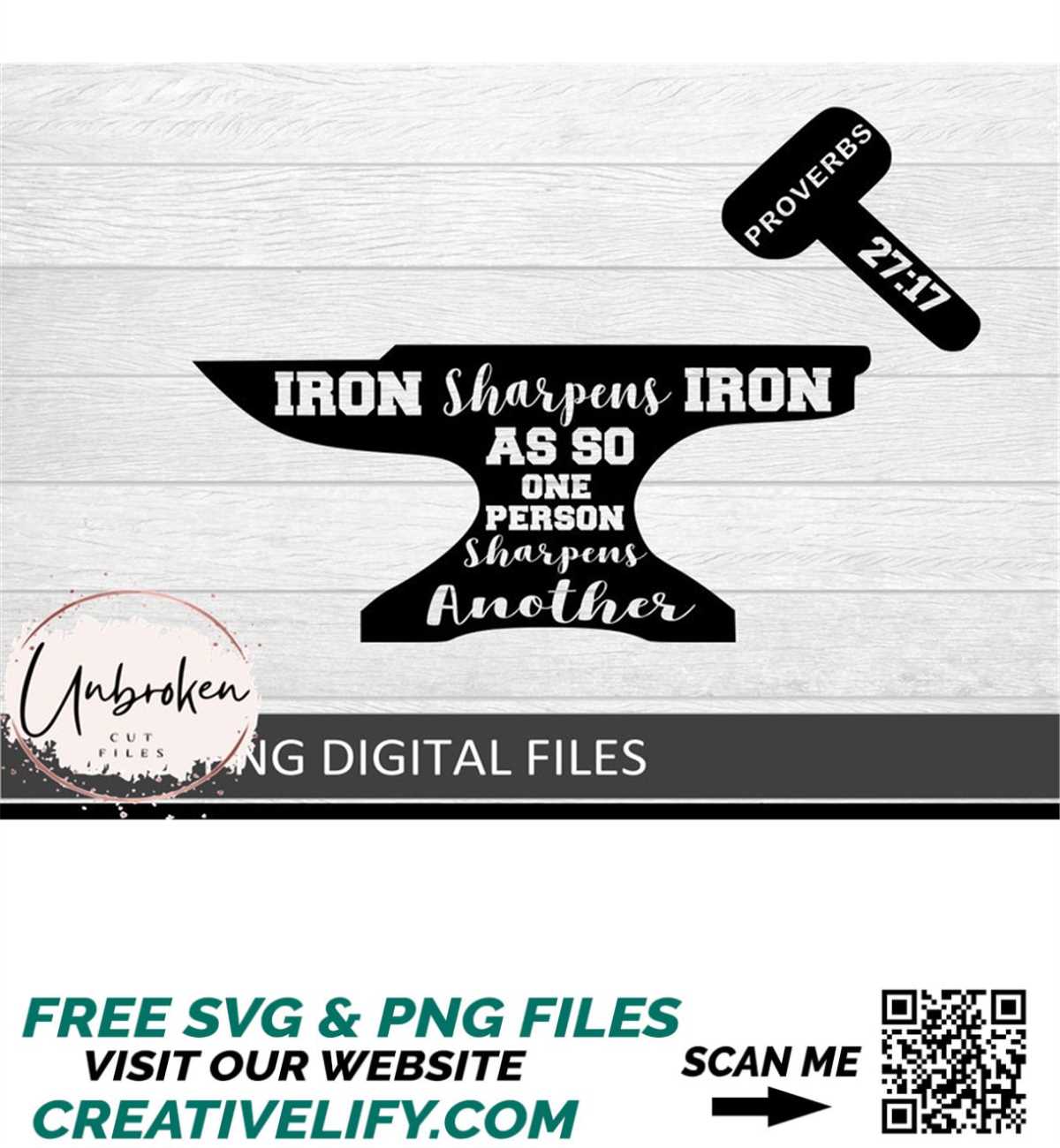 Iron Sharpens Iron Svg, Proverbs 27:17 Svg, As Iron Sharpens - Inspire ...