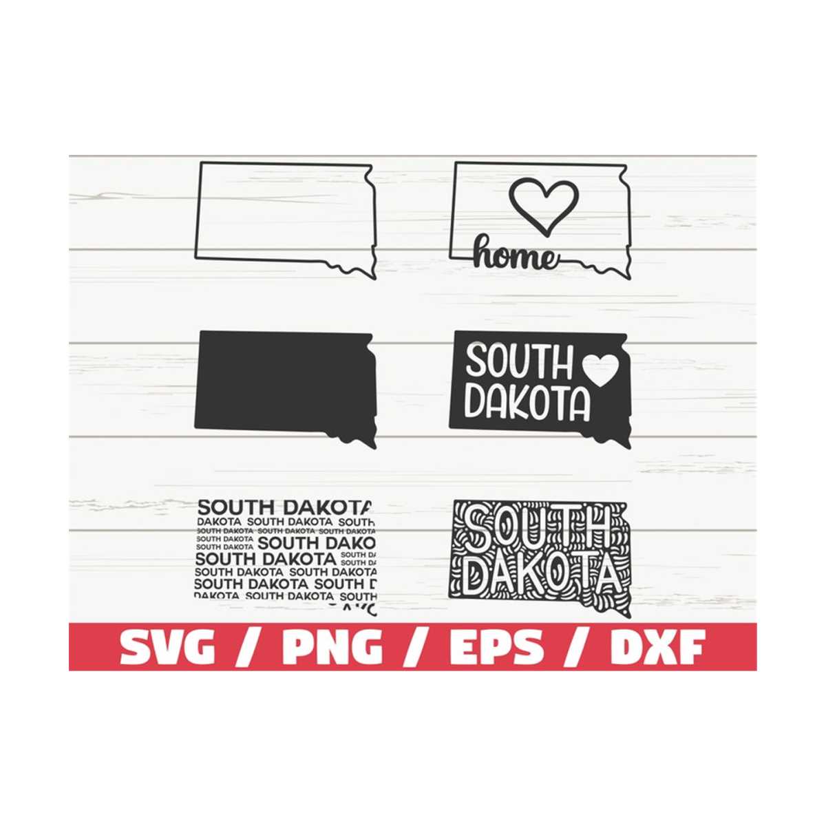 South Dakota State SVG / Cut File / Cricut / Clip art / Comm | Inspire ...