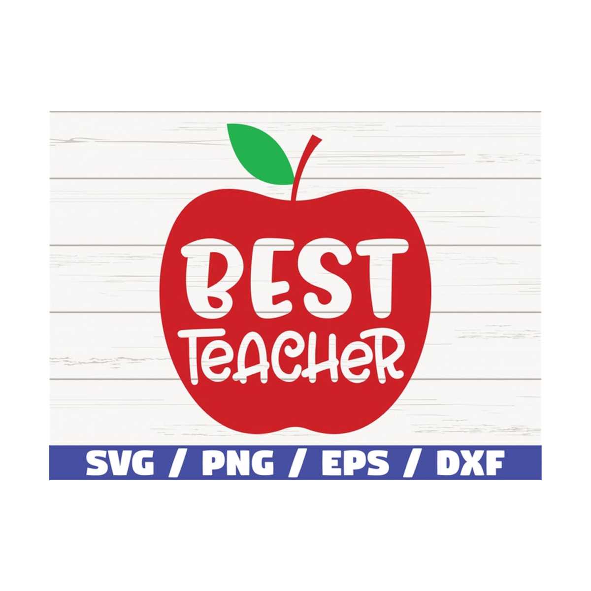 Best Teacher SVG / Cut File / Commercial use / Cricut / Silh | Inspire ...