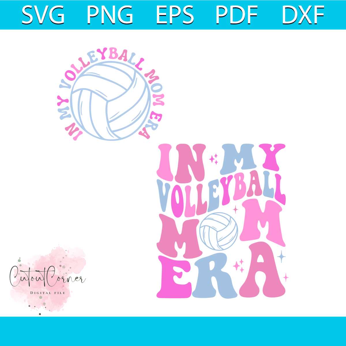 Retro In My Volleyball Mom Era SVG Volleyball Mama SVG File | Inspire ...