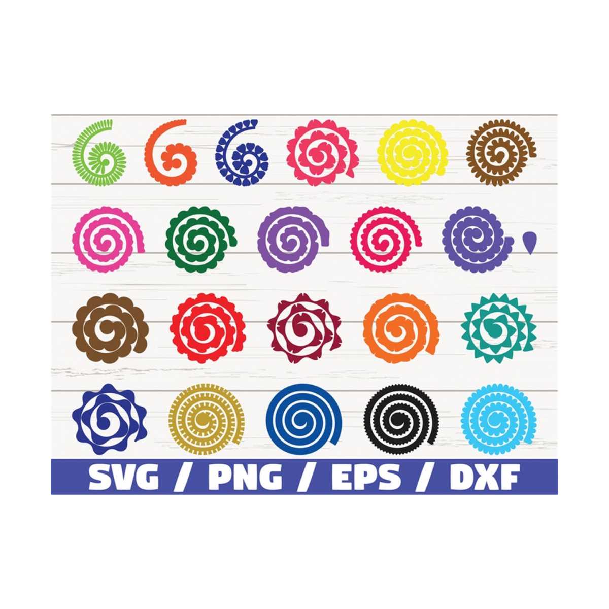 Rolled Paper Flowers SVG / Flowers Template / Origami / Pape | Inspire ...