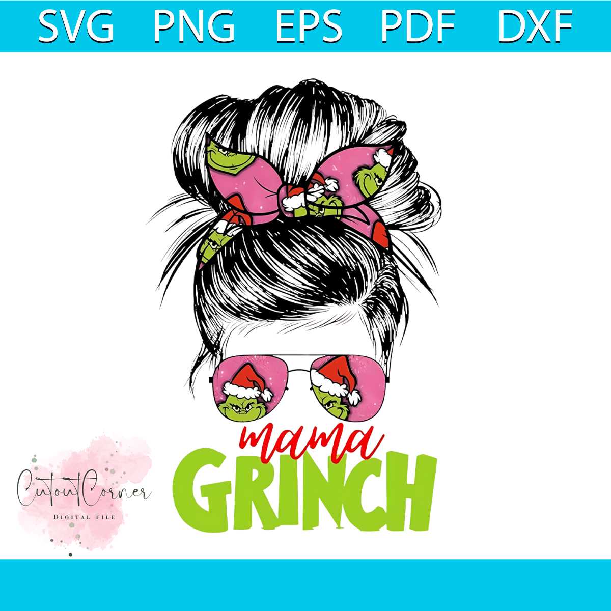 Grinch Svg File For Cricut | Inspire Uplift