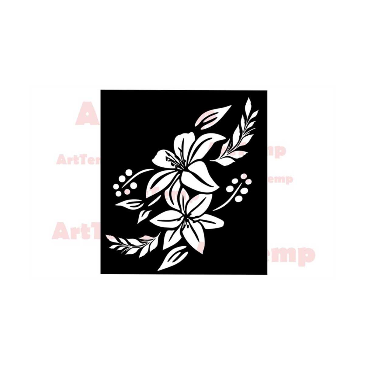Lily svg, flower dxf, Tree Privacy Screen cut file, svg for - Inspire ...