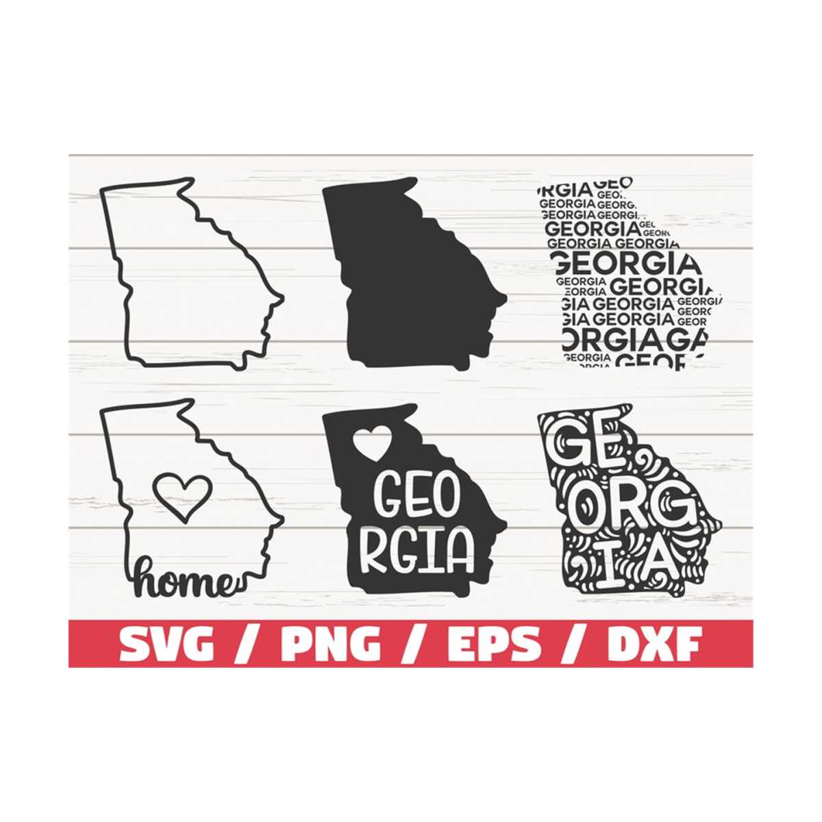 Georgia State SVG / Cut File / Cricut / Clip art / Commercia | Inspire ...