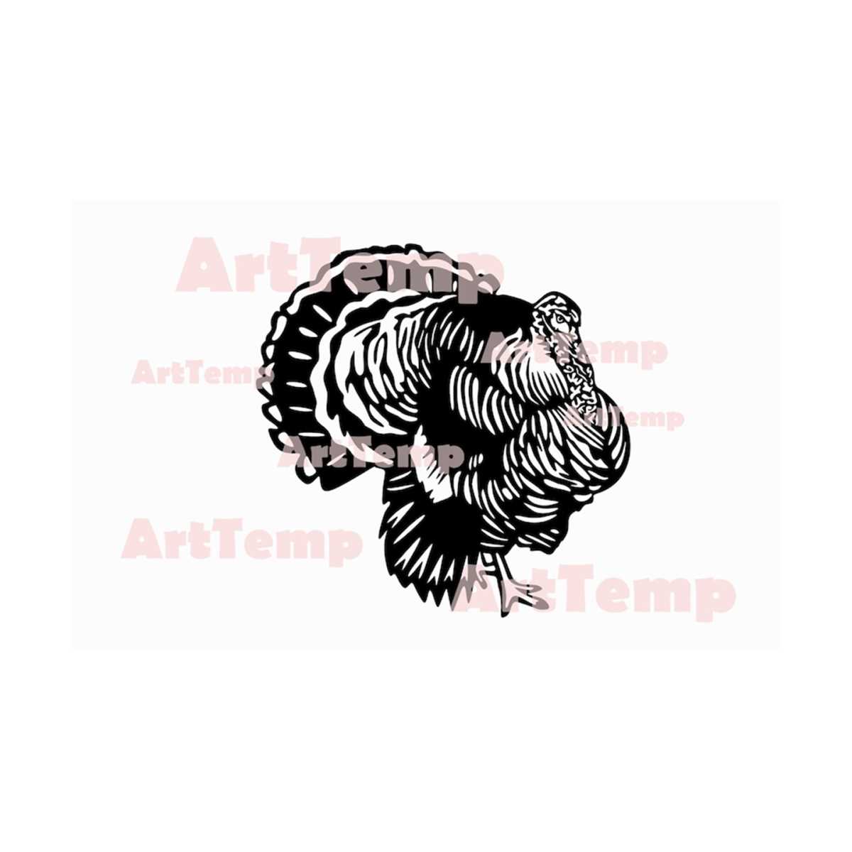 Turkey Silhouette Svg DXF, Turkey cnc file, dxf file for pla | Inspire ...