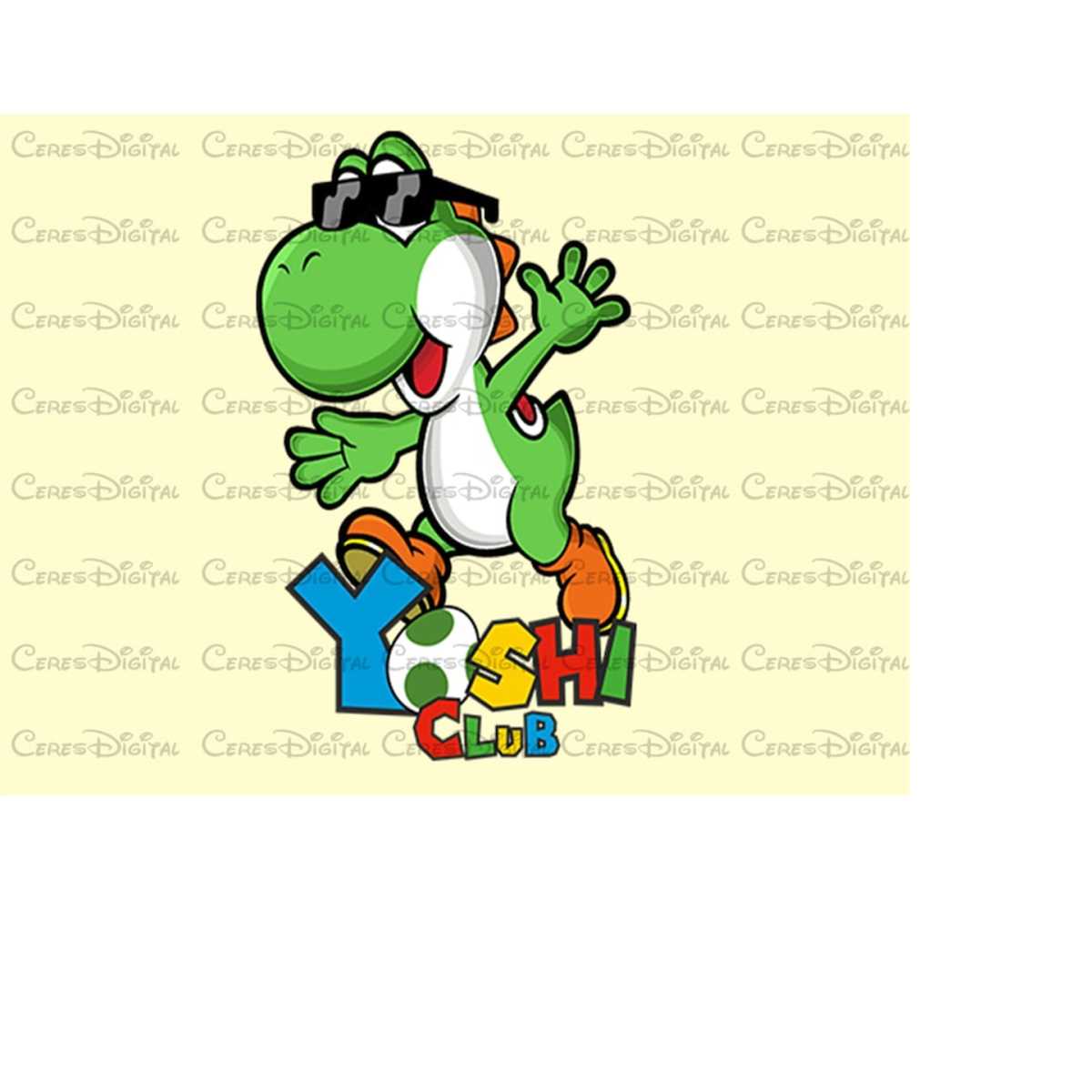 Yoshi Club Png File, Yoshi Egg Png File, Yoshi PNG File, Yos | Inspire ...