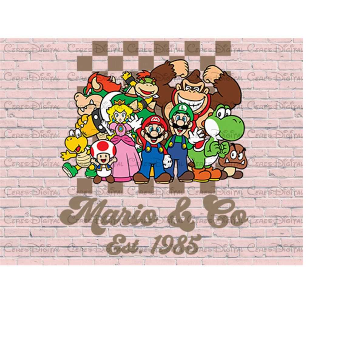 Retro Mario & Co PNG, Mario Bros Party, Mario Car Games Kids | Inspire ...