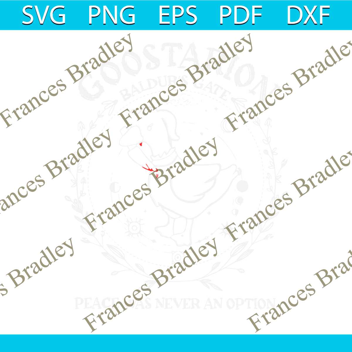 Goostarion Peace Was Never An Option SVG Cutting File - Inspire Uplift