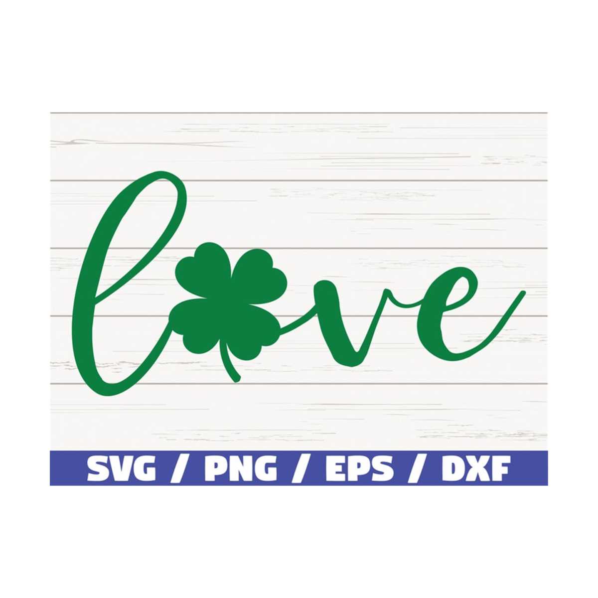 Love Shamrock SVG / St. Patrick's Day SVG / Cut Files / Comm | Inspire ...