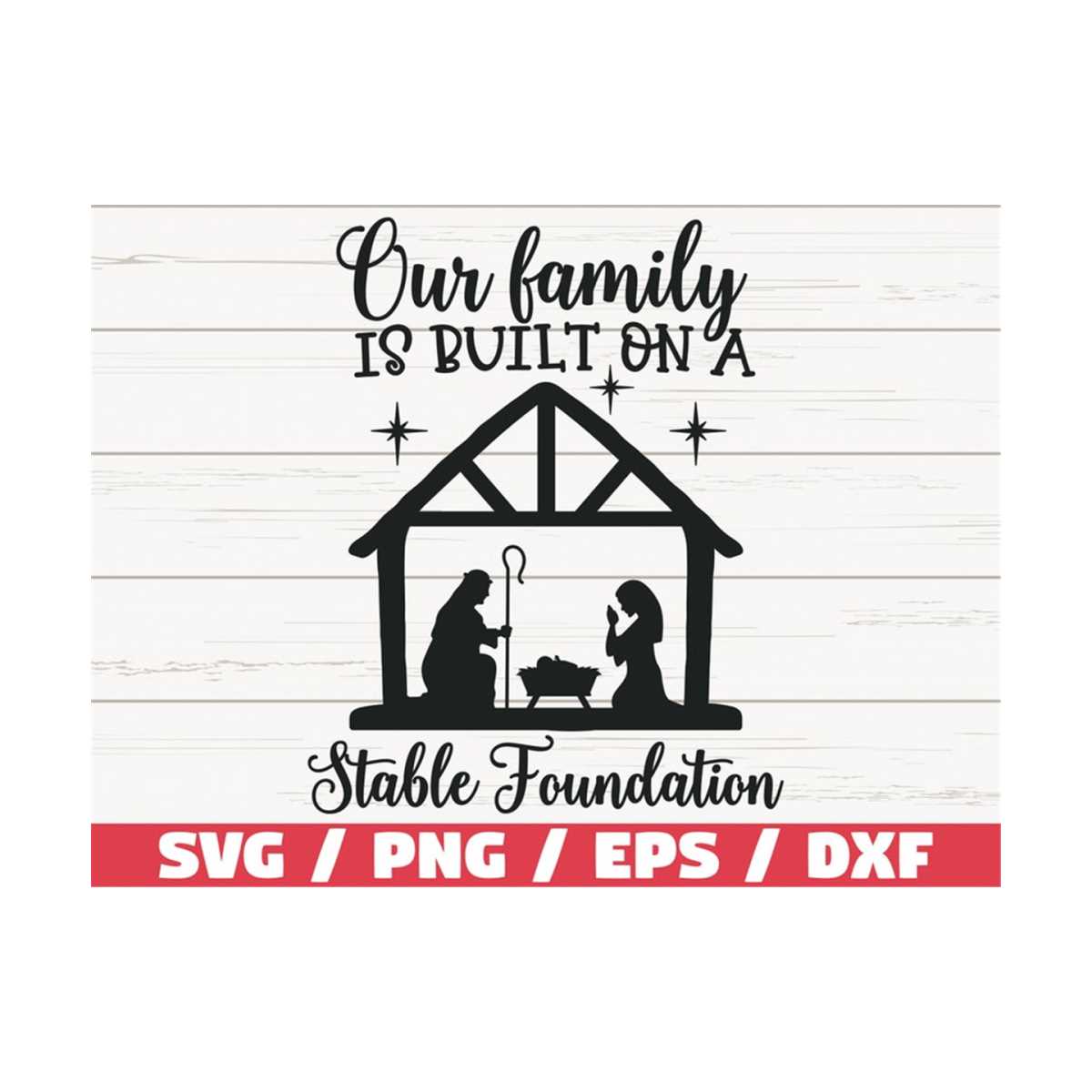 Our Family Is Built On A Stable Foundation SVG / Cut File / | Inspire ...